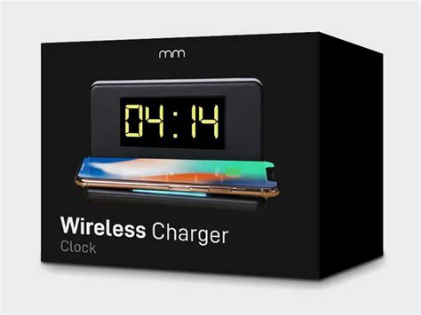 Wireless Charger Clock I Love That Gadget