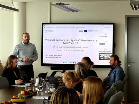 At Vsb Tuo A Digital Transformation Project For Society 50 Has Been Launched Vsb Tuo