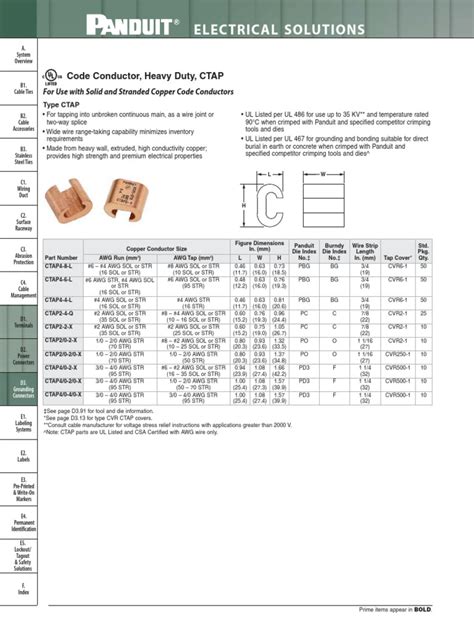 Conector Tipo C Panduit Download Free Pdf Electrical Wiring