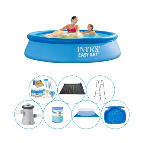 Intex Easy Set Ronde 244x61 Cm 8 Pièces Piscine Super Deal Leroy