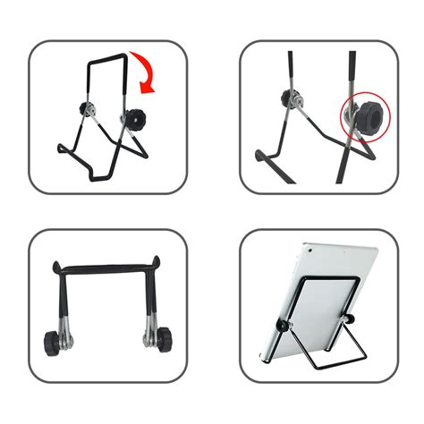 Складная регулируемая подставка для телефона планшета настольный держатель быстрое крепление