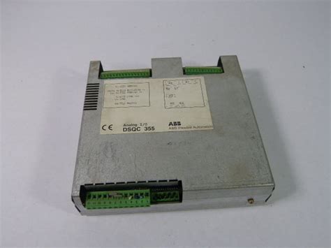 Abb Dsqc 355 Analog Control Io Module 512v Input 12v Output Used