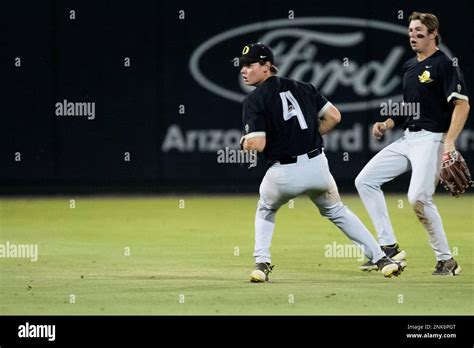 TEMPE AZ MAY 13 Oregon Ducks Infielder Josh Kasevich 4 Turns To