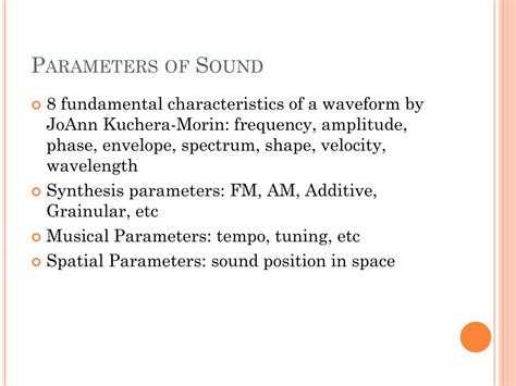 Ppt Auditory Displays And Sonification Powerpoint Presentation Free