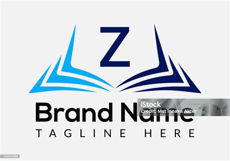 편지 Z 템플릿에 교육 로고 Z 편지에 책 로고 열기 초기 교육 기호 개념 템플릿 0명에 대한 스톡 벡터 아트 및 기타 이미지