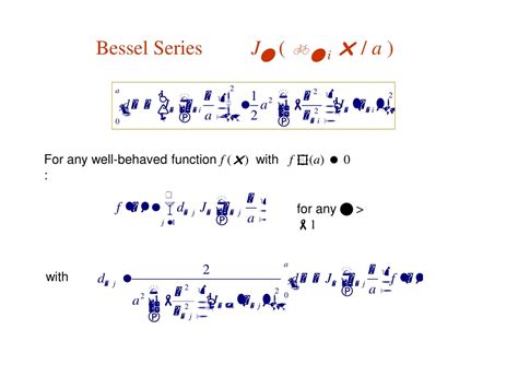 Ppt 14 Bessel Functions Powerpoint Presentation Free Download Id