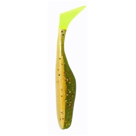 Bass Assassin Saltwater Sea Shad 10 Per Bag Hot Chicken 4 Inch