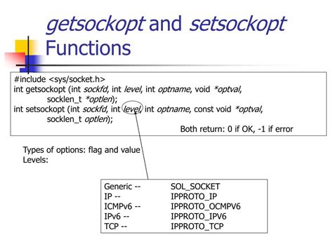 Ppt Socket Options Powerpoint Presentation Free Download Id4775598