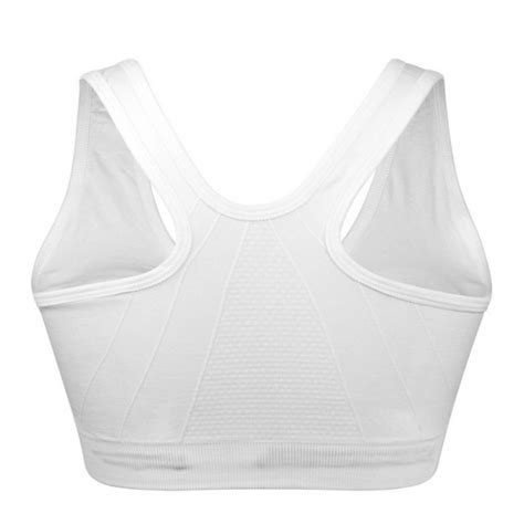 Womens Sports Bra Post Surgery Bra Zip Bra Zipper Front Wirefree