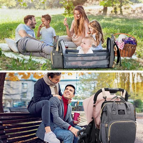 Mochila Para Pañales Bolsas De Pañales Multifunción Para Niños Y Niñas
