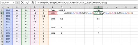 Excel Summing Up Horizontally With Condition Stack Overflow