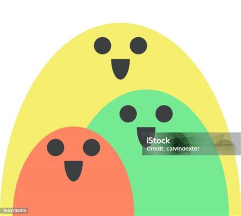 Mental Wellbeing Emoticons向量圖形及更多一起圖片 一起 不確定 仔細考慮 Istock