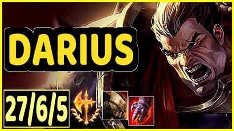 DARIUS VS RUMBLE 27 6 5 KDA TOP GAMEPLAY YouTube
