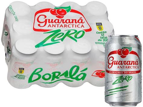 Refrigerante Lata Guaraná Antarctica Zero Diet 12 Unidades 350ml