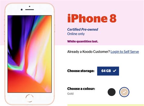 Koodo Refurbished Iphone Available For On Tab Medium Iphone In