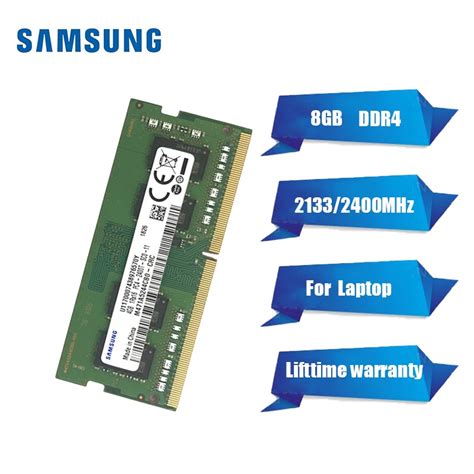 Samsung 8gb Notebook Memory Ram Ddr4 Sodimm 2400 2666mhz 260pin 1 2v