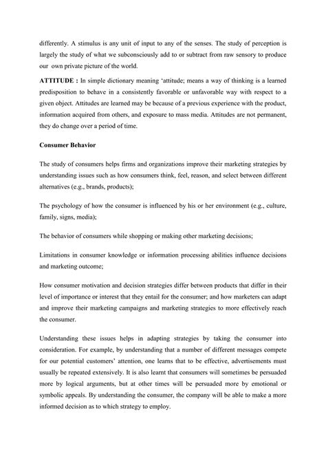 Introduction To Consumer Buying Behaviour Docx