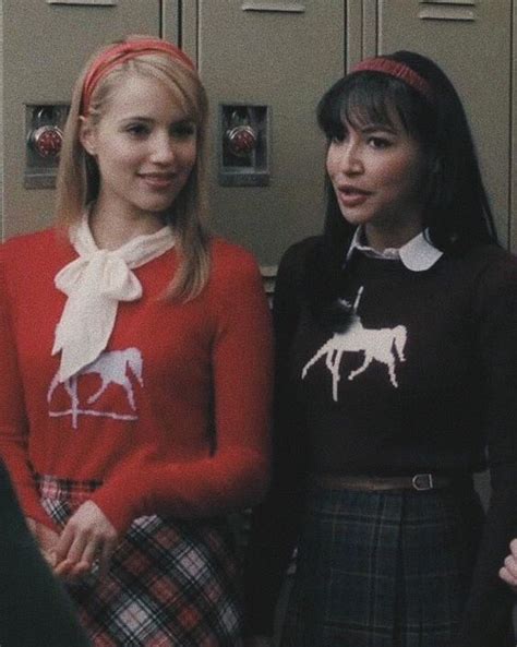 Quinn Et Santana Series Movies Movies And Tv Shows Glee Fashion