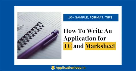 10 Sample Application For TC And Marksheet For Babe College