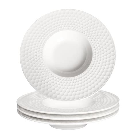 Creativity Home Ceramic Wide Rimmed Soup Plate Soup Bowl 105 Oz