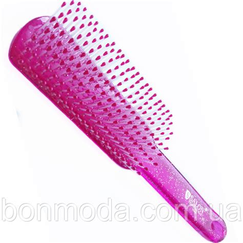 Расческа для волос силиконовая SALON Professional 1880 A розовая (ID ...