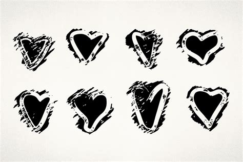Heart Set Graphic By Marvgraphics · Creative Fabrica