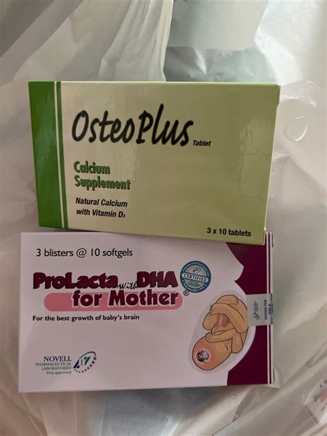 Osteoplus And Prolacta Dha Health And Nutrition Health Supplements Vitamins And Supplements On
