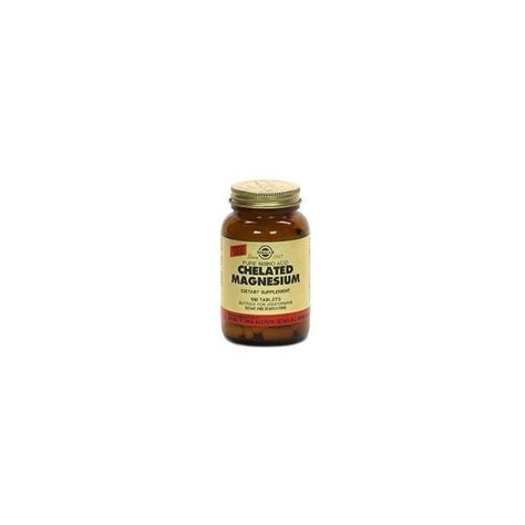 Solgar Chelated Magnesium. 100 tablets - FARMACIA INTERNACIONAL
