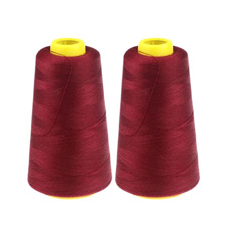 Household Color Polyester Sewing Thread Pagoda Thread 2pc 2300 Yards