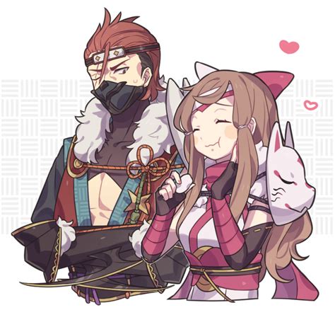 Hana Saizo Hana And Saizo Fire Emblem And 2 More Drawn By Haconeri
