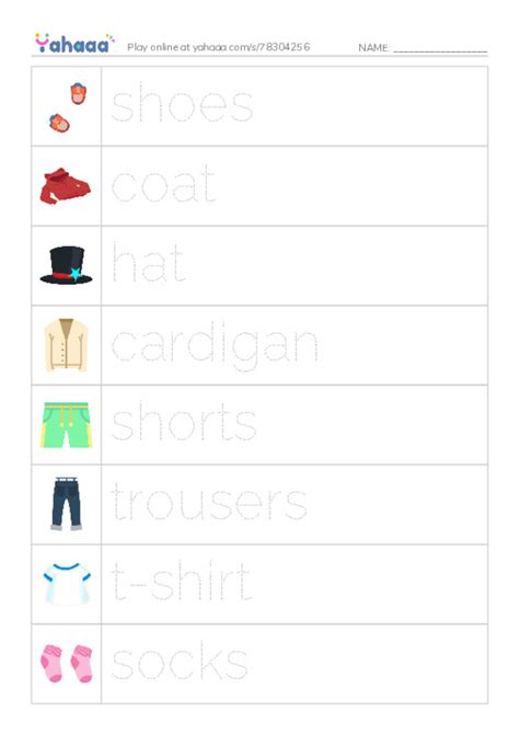Free Worksheet On Review Unit 7 One Column Image Words Yahaaa