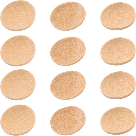 Amazon GANAZONO 12pcs Bamboo Condiment Cups Wood Pinch Bowls Mini