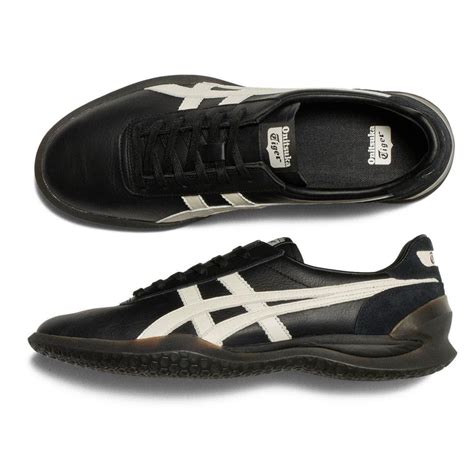 【目的】：出售 【商品名稱】：onitsuka tiger onitsuka tiger鬼塚虎 l 75周限定l 黑底白虎爪紋 ohbori