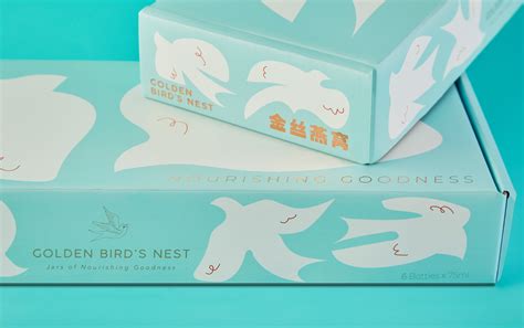 Golden Bird Nest Packaging Design On Behance