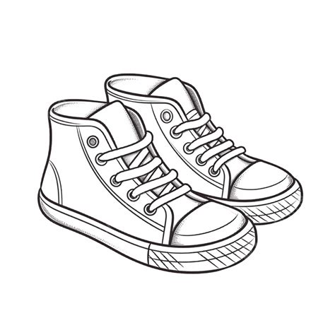 Dibujos Para Colorear Zapatillas By Dibujosparacolorear On 56 Off