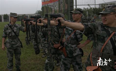 湛江某预备役旅驻茂名预任官兵参加军官训练暨教学法集训 南方plus 南方