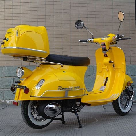 200cc Gas Moped Scooter Romeo 200 Yellow Automatic CVT Big Power