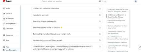 Captivating Nude Selfie Captions Crafting The Perfect Words With Gauth