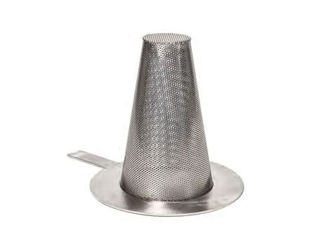 Temporary Basket Strainers Flat Top Conical Hat Type Variants
