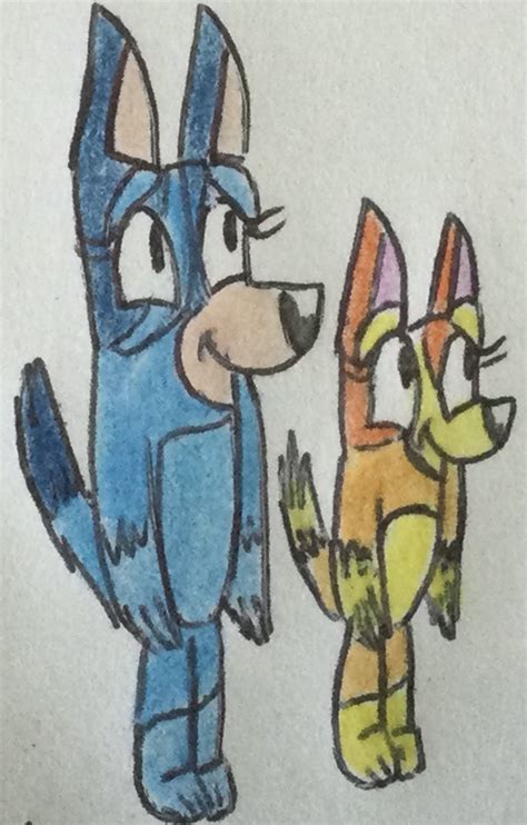 Bluey And Bingo By Eddsworldfangirl97 On Deviantart