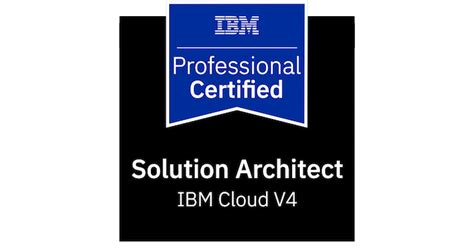 IBM Certified Solution Architect Cloud V4 Credly
