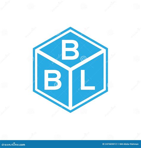 Bbl Letter Logo Design On Black Background Bbl Creative Initials