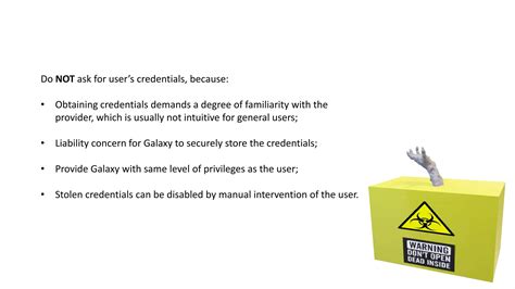 User Authentication And Cloud Authorization In The Galaxy Project