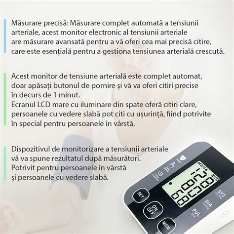 Tensiometru Digital Cu Alertare Vocala Cu Folie Ecran Indicator