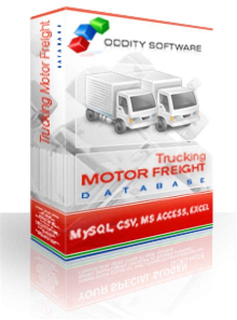 Trucking Motor Freight Database Download And Review