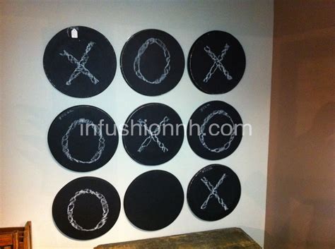 Pizza Pan Chalkboards This Time For Tic Tac Toe Chalkboard Pan
