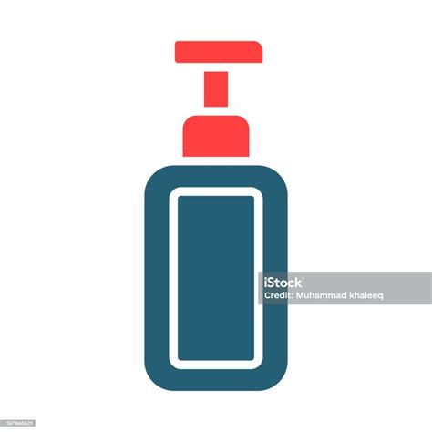 손 비누 글리프 개인 및 상업적 사용을 위한 두 가지 색상 아이콘입니다 고체에 대한 스톡 벡터 아트 및 기타 이미지 고체