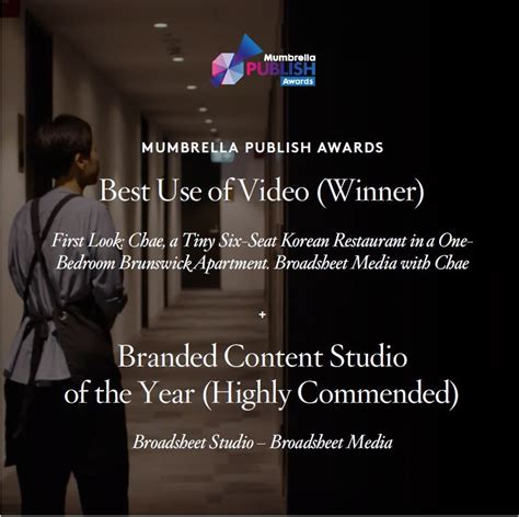 Ellen Fraser On Linkedin Thrilled To Take Out The Award For Best Use Of Video At The 2021