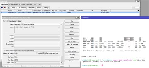 mikrotik letsencrypt ssl certificate using new cloud dns challenge