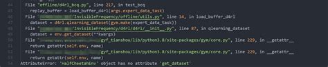 Problem About Run D4rl Bcq Py Issue 873 Thu Ml Tianshou GitHub